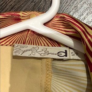 Dynamite | Tops | Dynamite Wrap Around Top Cap Sleeve Tie At Waist ...